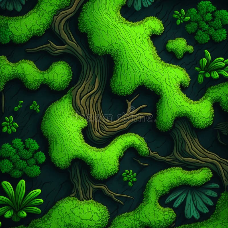 Painted moss texture stock photo. Illustration of soil - 264042376