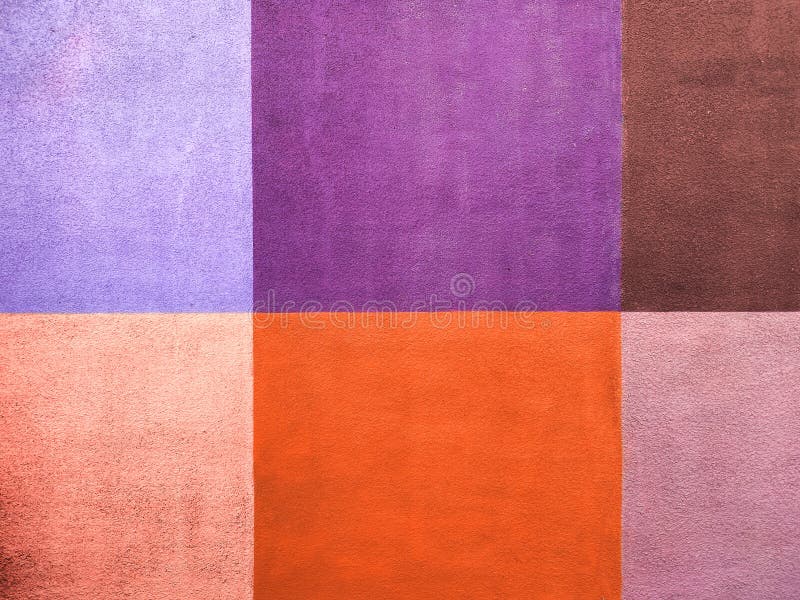 Painted Mural Block Square Painted Building Wall Exterior Multicolor ...