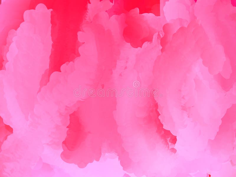 Painted Pink Brush Strokes Background Stock Illustration - Illustration ...