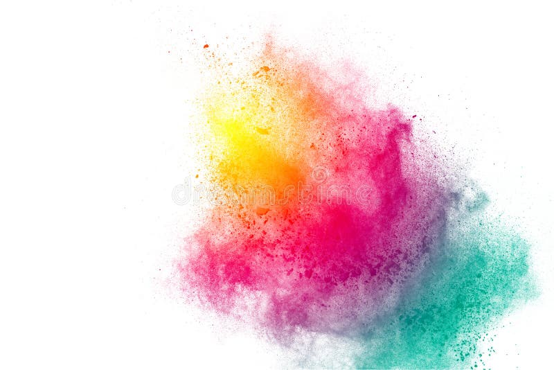 Painted powder explosion stock photo. Image of colored - 96909492