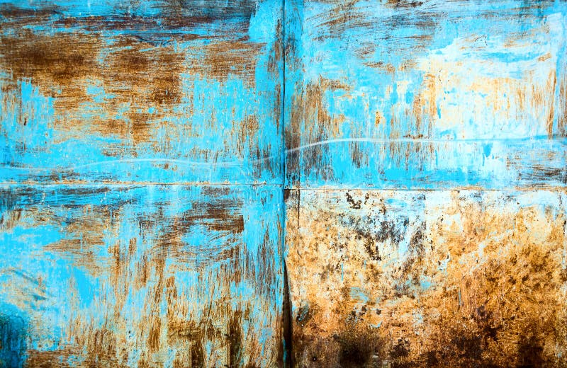 Painted and Scratched Metal Surface Stock Image - Image of grungy ...