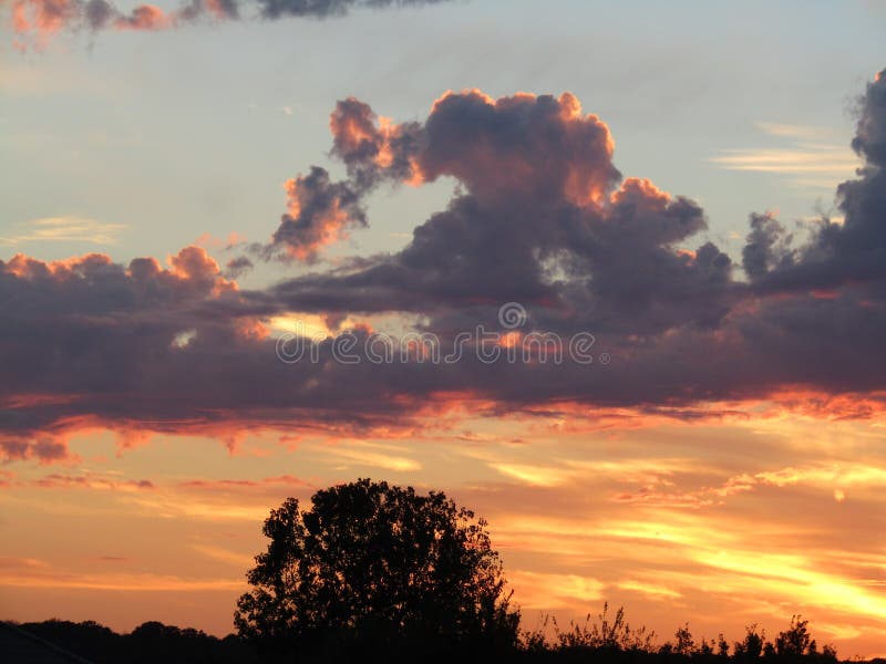 A Painted Sky stock photo. Image of painted, color, sunset - 141652842