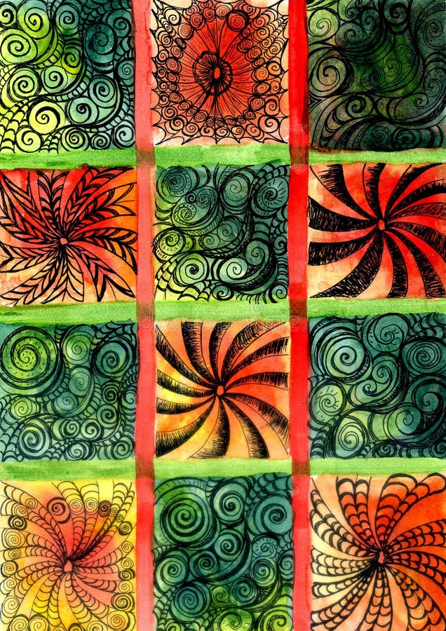 Painted Squares Art stock illustration. Illustration of grunge - 76843561