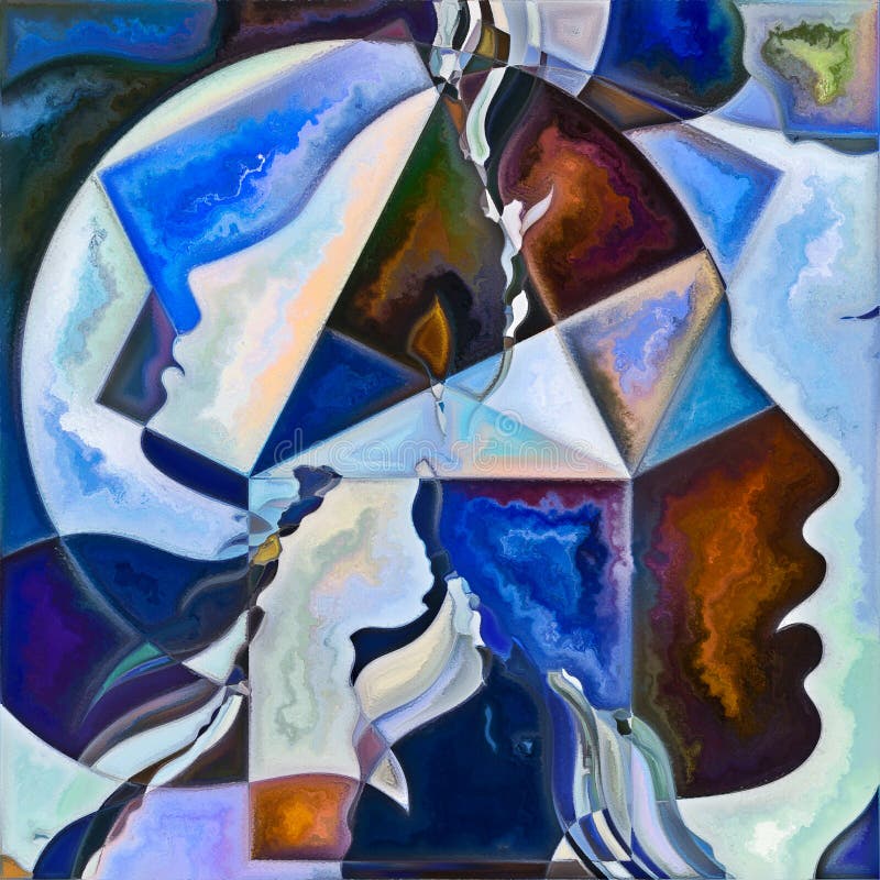 Inner Patterns stock illustration. Illustration of glass - 188567871