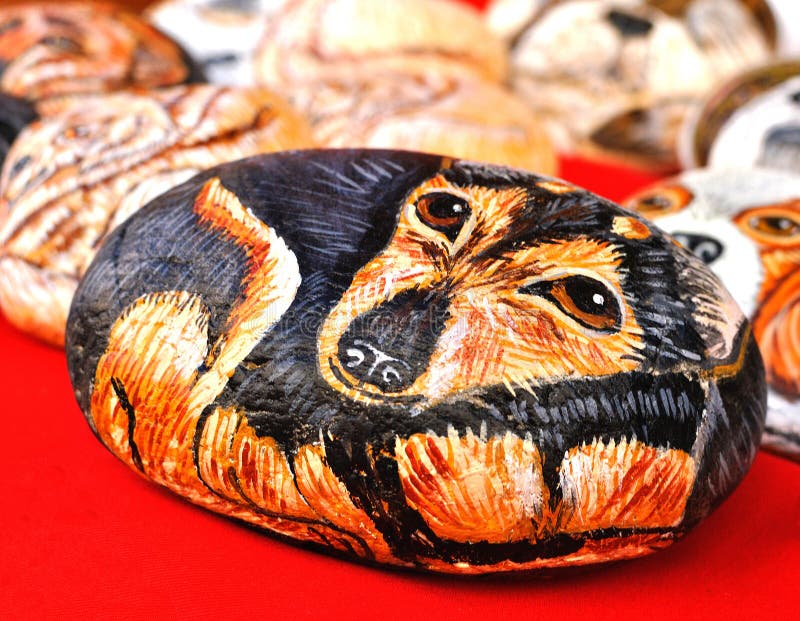 Painted Stones stock photo. Image of smooth, handpainted - 22363714