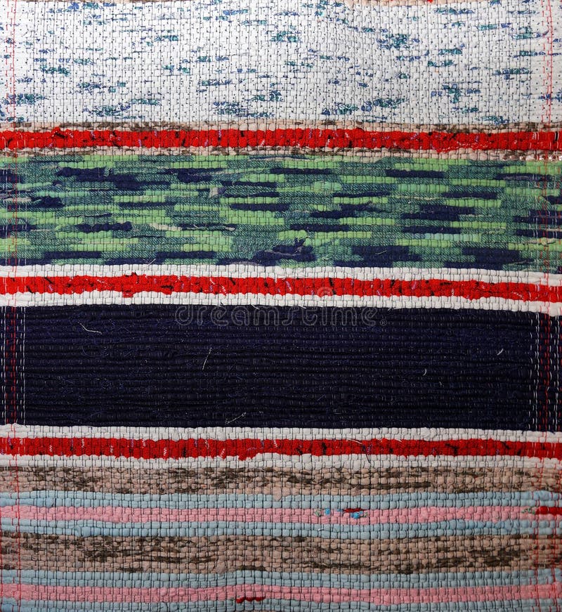 Painted Textile Background (homespun Rug) Stock Photo - Image of craft ...