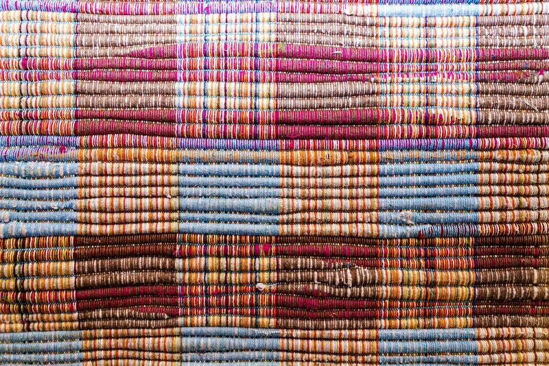 Painted Textile Background (homespun Rug) Stock Photo - Image of ...