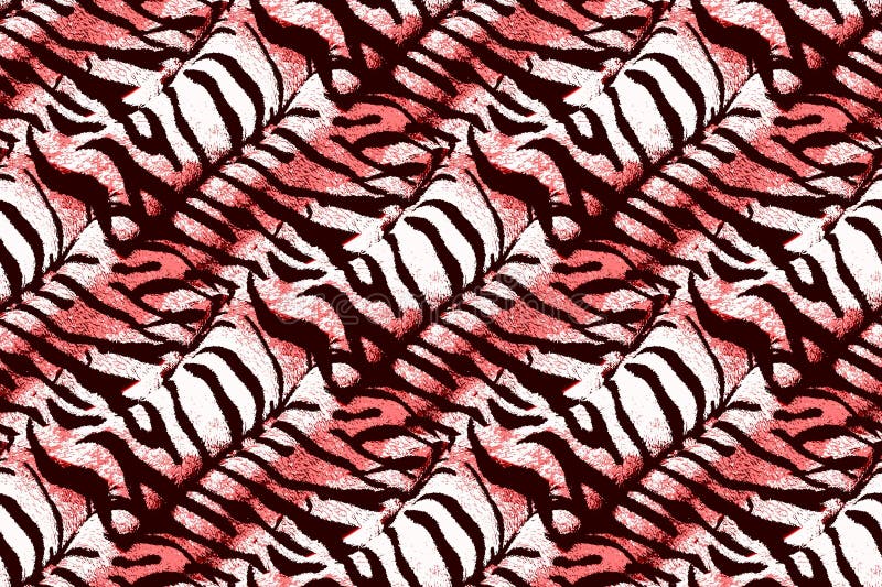 Painted Painted Texture of Zebra. Stock Image - Image of circle ...