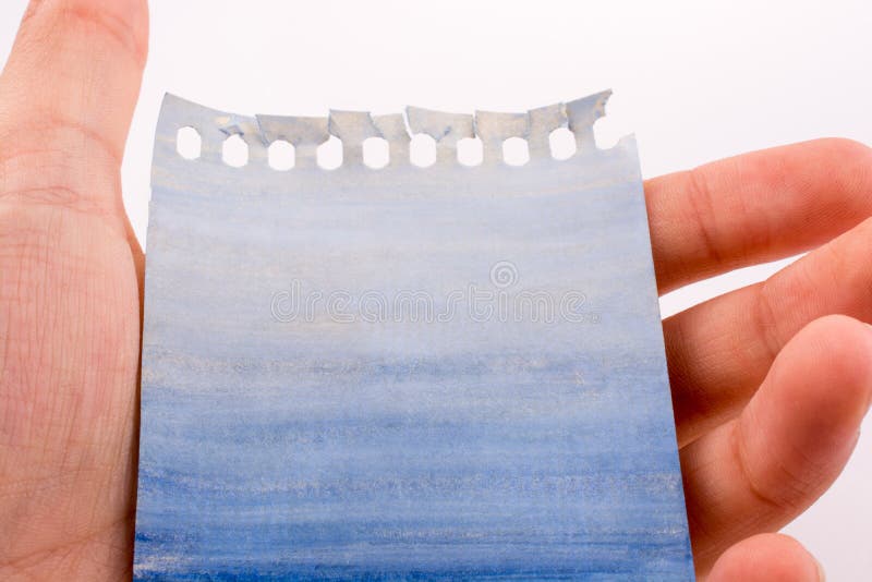 Painted torn note paper stock image. Image of notepaper - 80206227