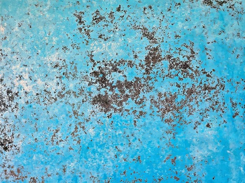 Rusty Specks in Aqua Paint stock photo. Image of design - 315818368