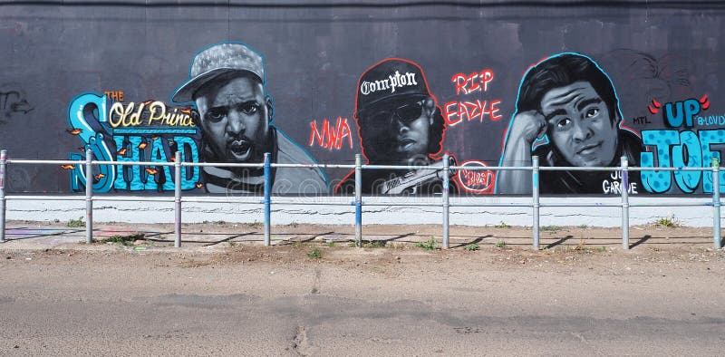 Painted Wall Mural editorial photography. Image of prince - 58344802