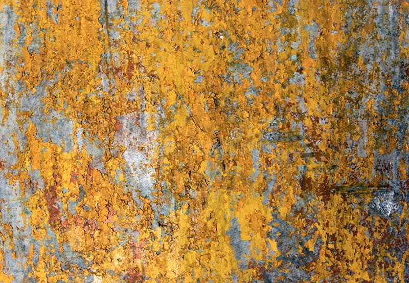 Painted Warm Yellow Surface Stock Photo - Image of rough, autumn: 10452262