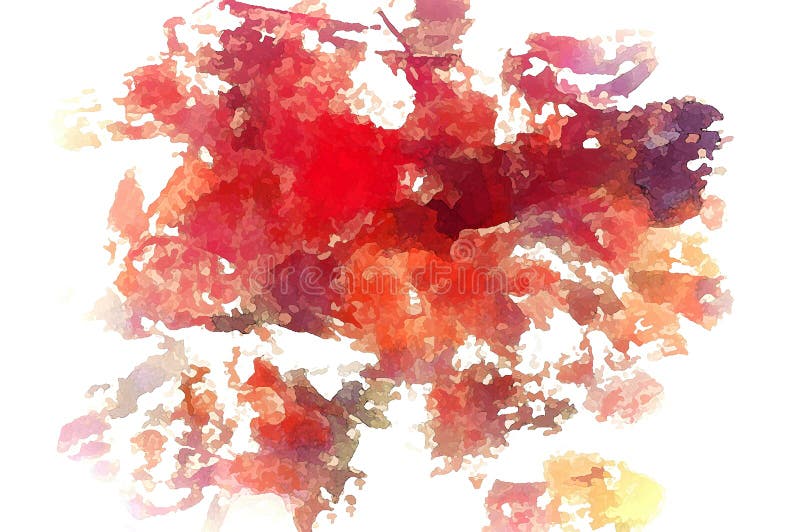 Painted Watercolor, Abstract Watercolor Background, Vector Illustration ...