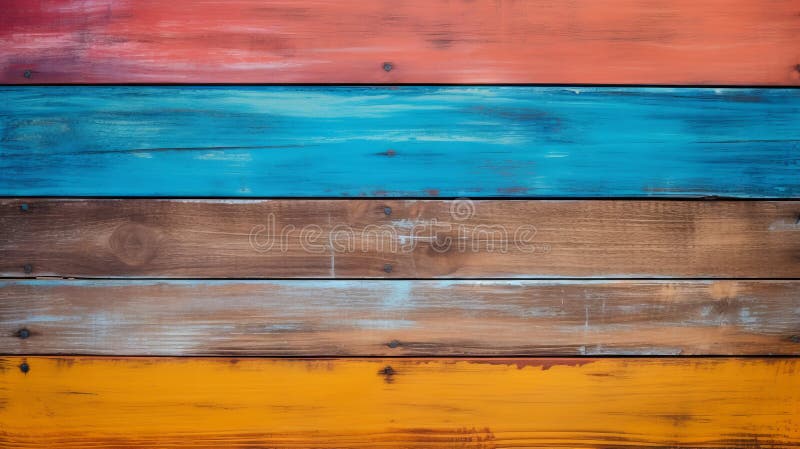 Painted Wood Background for Design and Text AI Generated Stock ...