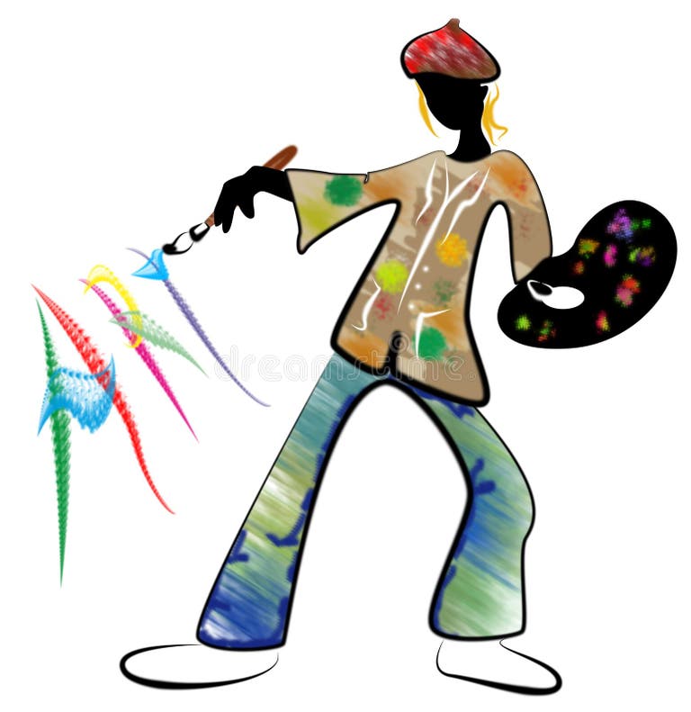 Painter Clipart Stock Illustrations – 3,360 Painter Clipart Stock ...