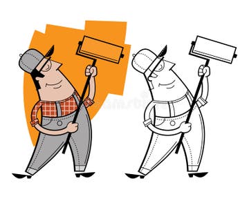 Professional Painter Cartoon Stock Illustrations – 3,549 Professional ...