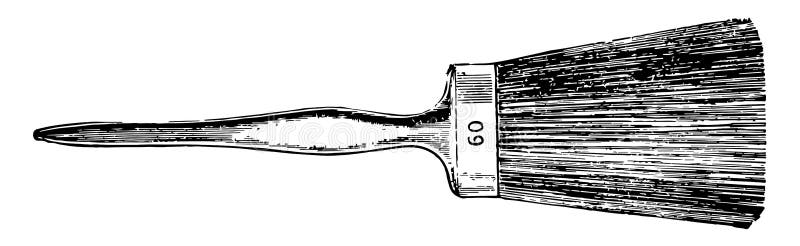 Painter Duster Vintage Illustration Stock Vector - Illustration of ...