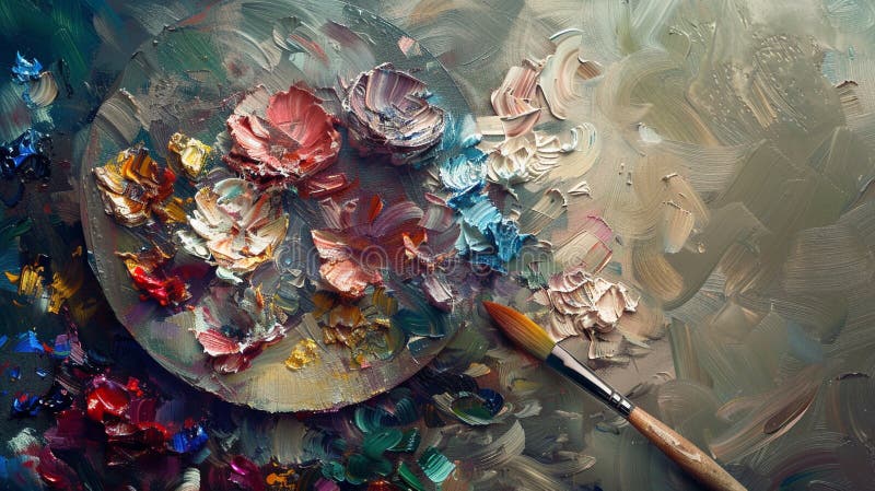 A Painter Palette, Each Color a Different Theme, Inviting Users To ...