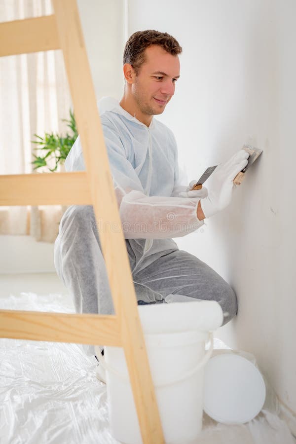 135 House Painter Polishing Wall Stock Photos - Free & Royalty-Free ...