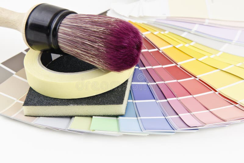 Painter tools stock photo. Image of abstract, print, color - 26507666