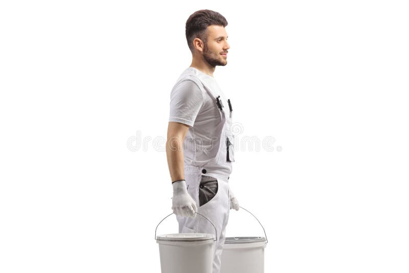 Man Carrying Two Buckets Stock Photos - Free & Royalty-Free Stock ...
