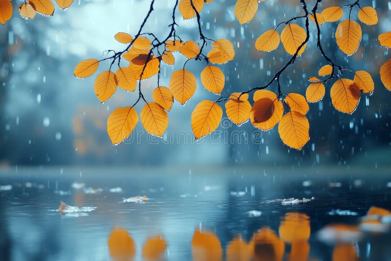 Abstract Autumn Backgrounds with Warm Colours Stock Illustration ...