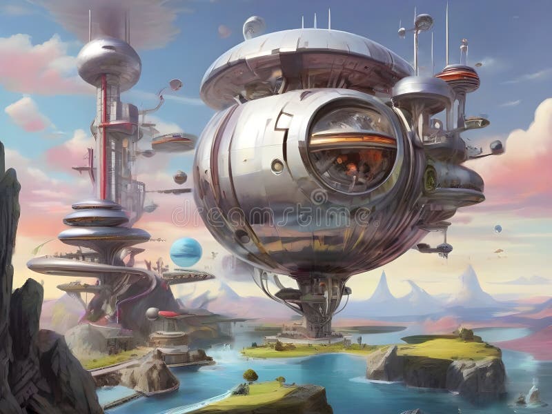 Painterly Image of the Funky Chromecore Odyssey Adventure Wonderlands ...