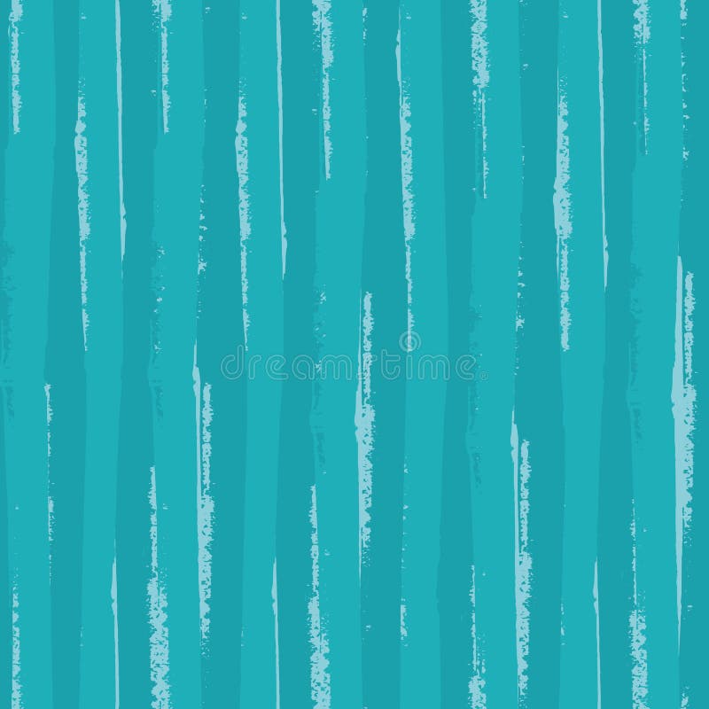 Painterly Teal Stripe Vector Seamless Pattern Background. Overlapping ...