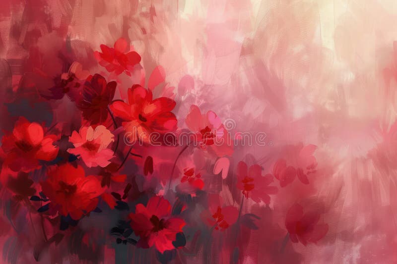Painterly Texture Abstract Background Using Bold Bright Brushstrokes ...