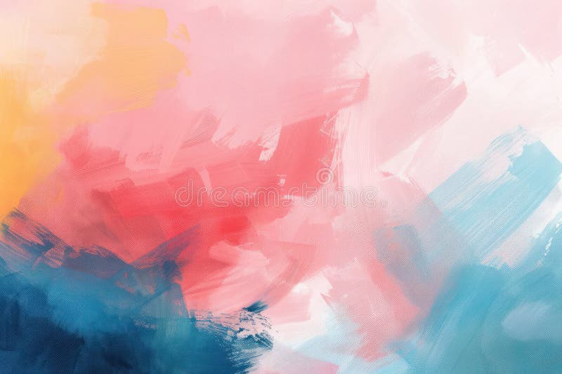 Painterly Texture Abstract Background Using Bold Bright Brushstrokes ...