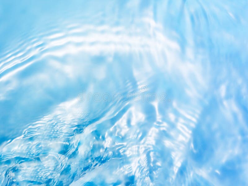Painterly, Tranquil, and Meditative Blue Flowing Water Background Stock ...