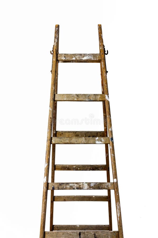 Wooden ladder stock photo. Image of step, climbing, carpentry - 20874522