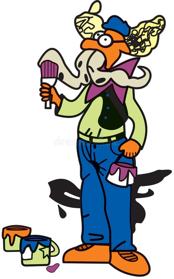 Paintman Stock Illustrations – 1 Paintman Stock Illustrations, Vectors ...