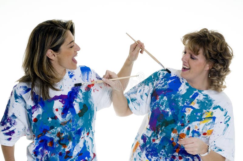 Painting stock photo. Image of painter, isolated, people - 3916054