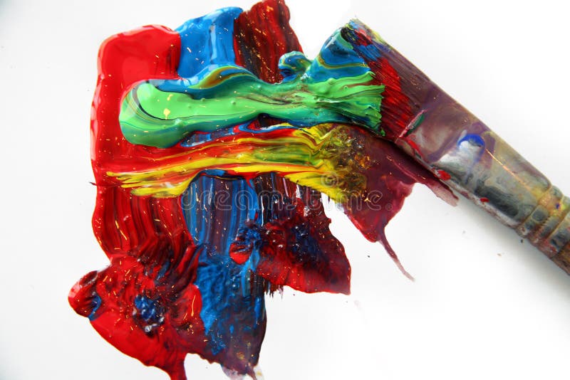 Paint Mess stock photo. Image of paint, splatter, brush - 918432