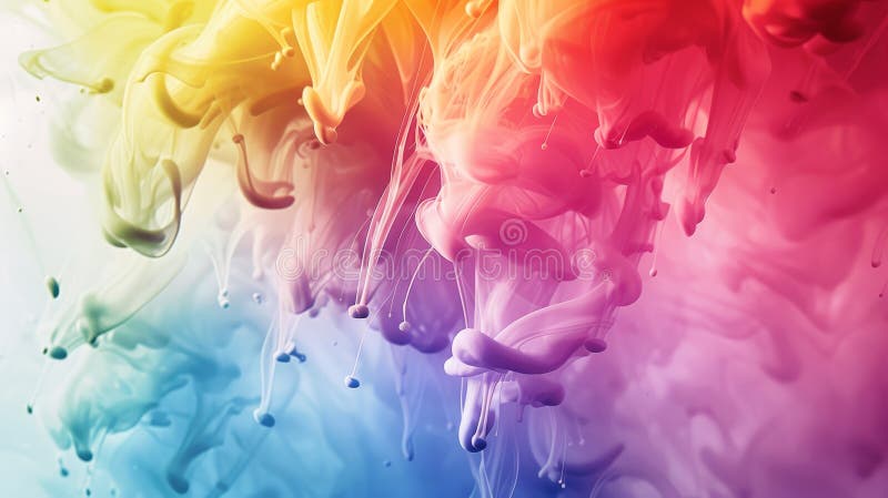 Painting a Background in Color Stock Image - Image of wave, spectrum ...