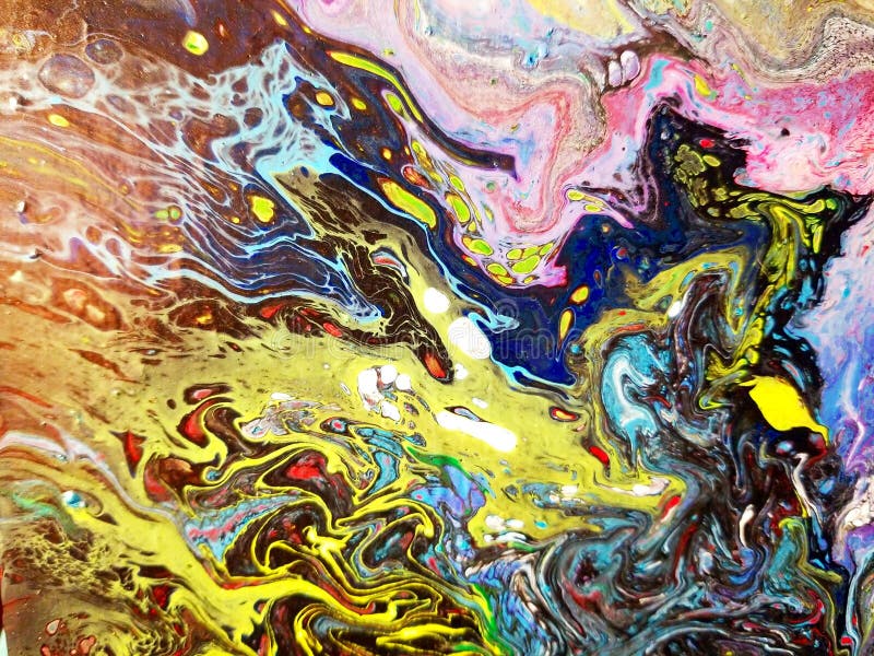 Painting1 Beautiful Scenery Abstract Art Stock Photo - Image of ...