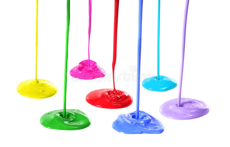 Bright Colorful Paint Swatch Samples for Remodelin Stock Image - Image ...