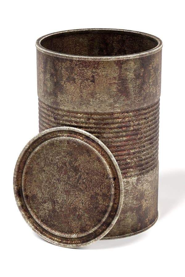 Painting can - rusty stock illustration. Illustration of painting ...
