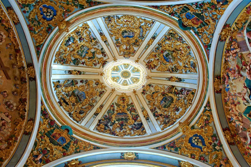 Painting Ceiling stock image. Image of glass, building - 20029497