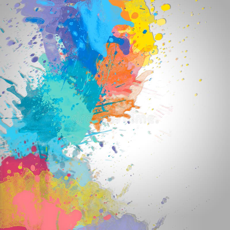 Painting colorful stock illustration. Illustration of abstract - 74493916