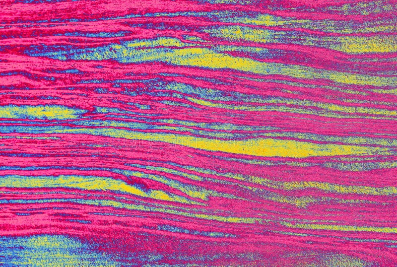 Painting Composed of Pink, Blue and Yellow Lines Stock Photo - Image of ...