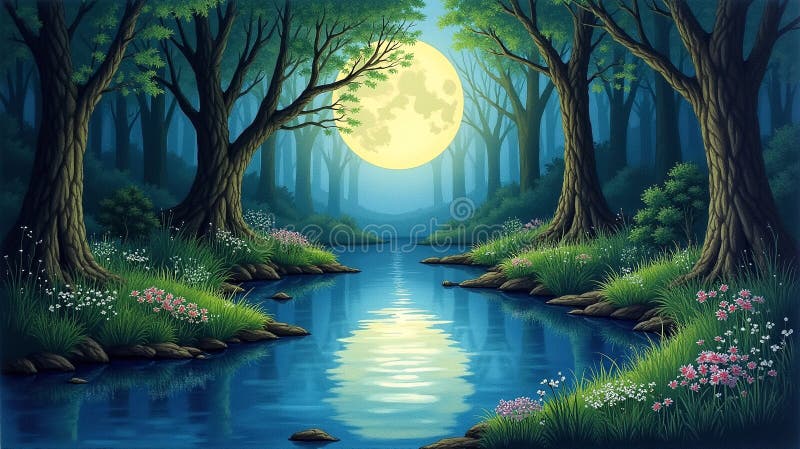 Mystical Reverberations: the Forest S Ethereal Beauty Stock ...