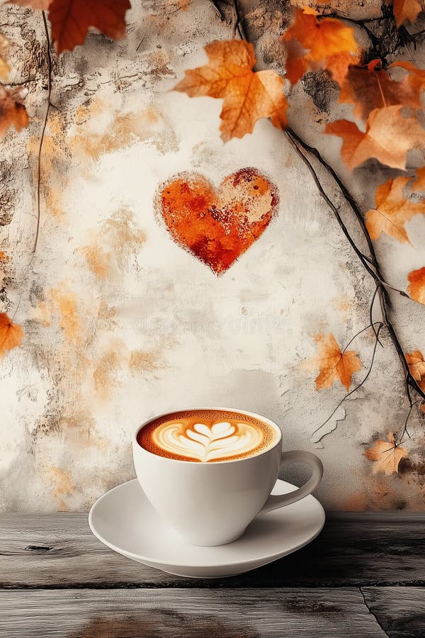 Painting of a Cup of Coffee Stock Illustration - Illustration of brew ...