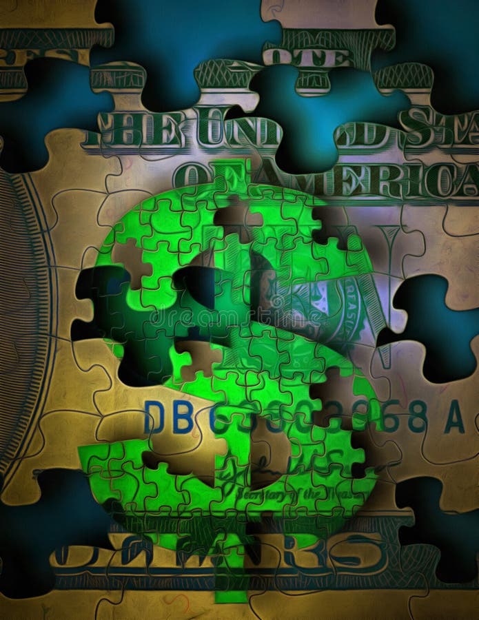 Dollar Sign with Binary Code Stock Illustration - Illustration of code ...