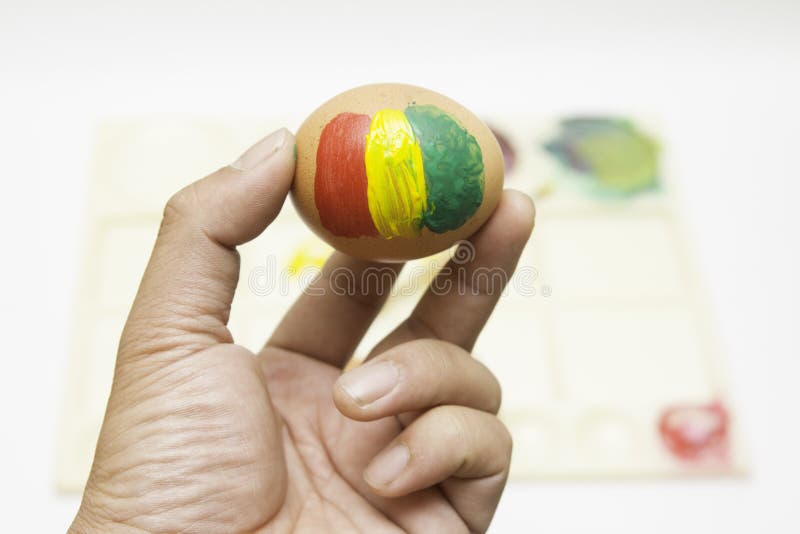 Painting Easter Eggs, Egg Painting Stripes Jamaica, Reggae Bob Marley ...