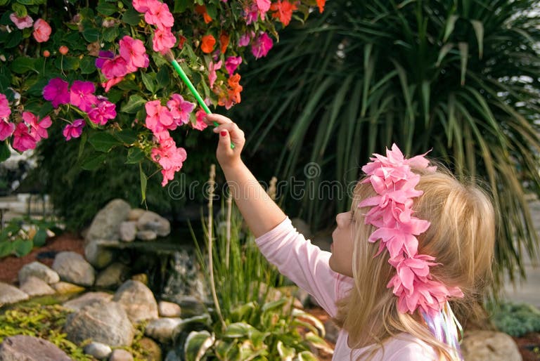 6,071 Girl Painting Flower Stock Photos - Free & Royalty-Free Stock ...