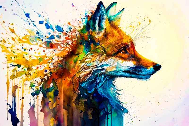 Painting of Messy Room with Desk and Bookshelf in the Background Stock ...