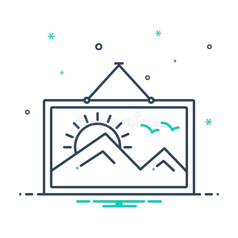 Hanging Portrait Icon Stock Illustrations – 397 Hanging Portrait Icon ...