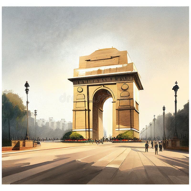 India Gate Painting